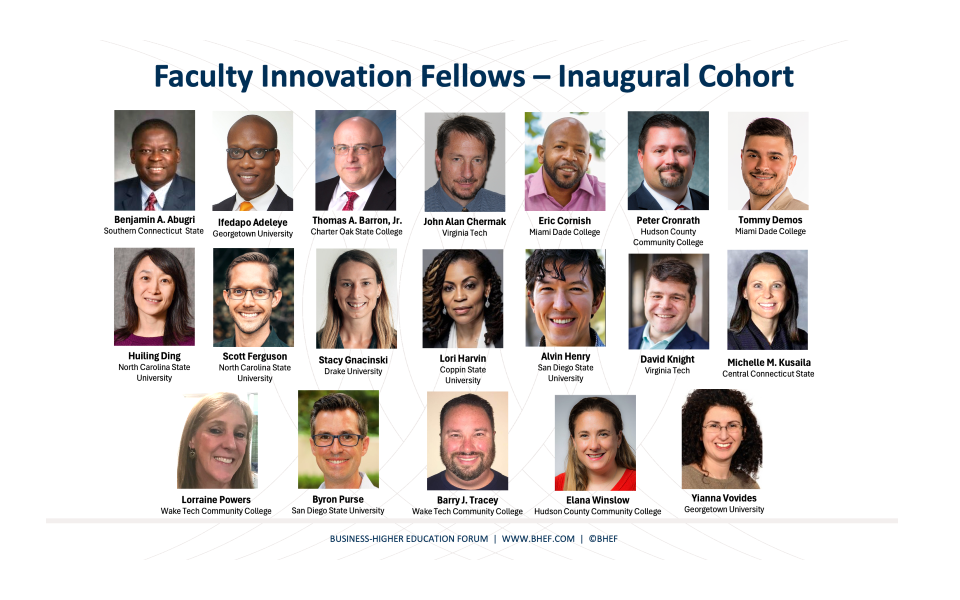 Five Early Insights from BHEF’s Inaugural Faculty Innovation Fellowship ...